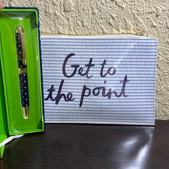 kate spade | Office | New Kate Spade Pencil Pouch Ballpoint Pen | Poshmark